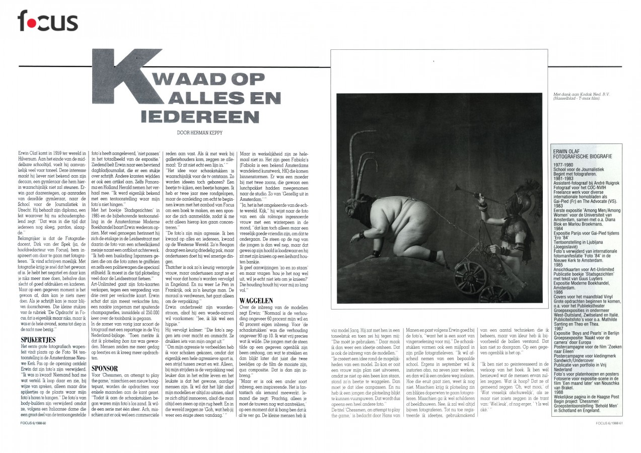 Chessmen, 1987 - 1988 | Erwin Olaf